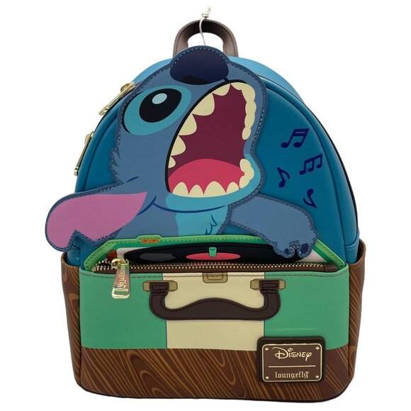 Loungefly | Bags | Loungefly Disney Lilo Stitch Record Player Elvis ...
